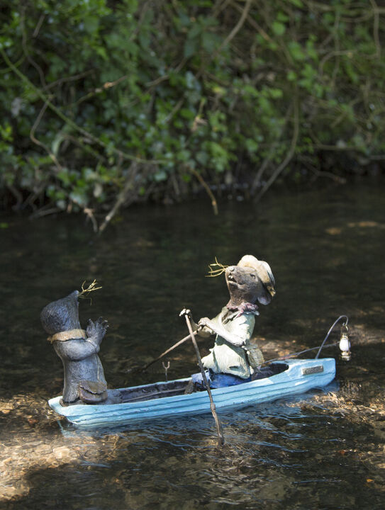 Ratty & Mole - Bronze Garden Water Feature | Shop | Robert James Workshop