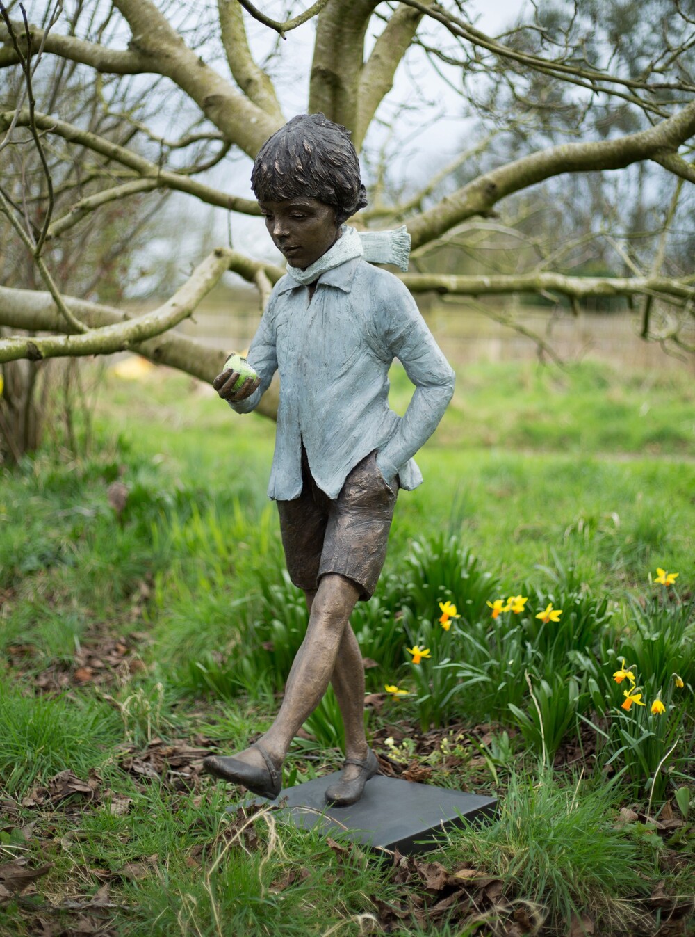 Christopher Robin - Bronze Garden Sculpture | Shop | Robert James Workshop
