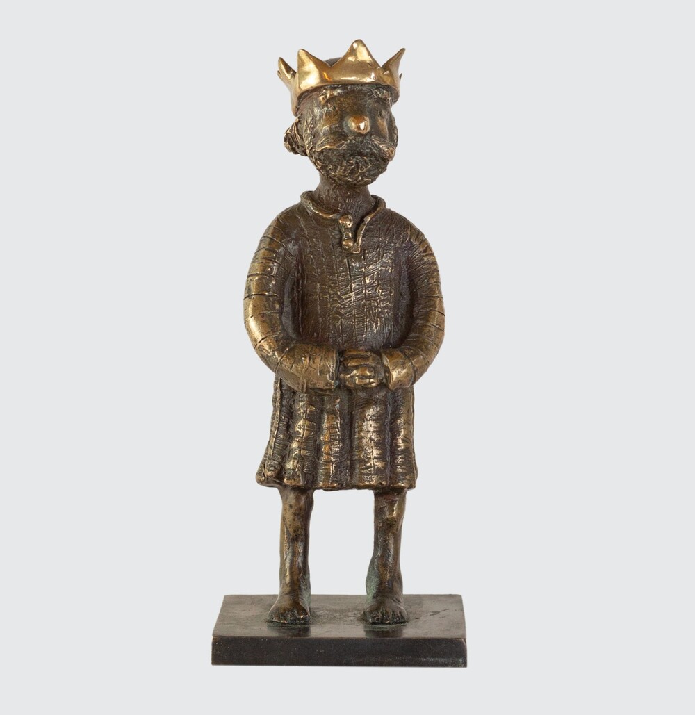 The Barefoot King - Miniature Bronze Sculpture | Shop | Robert James ...
